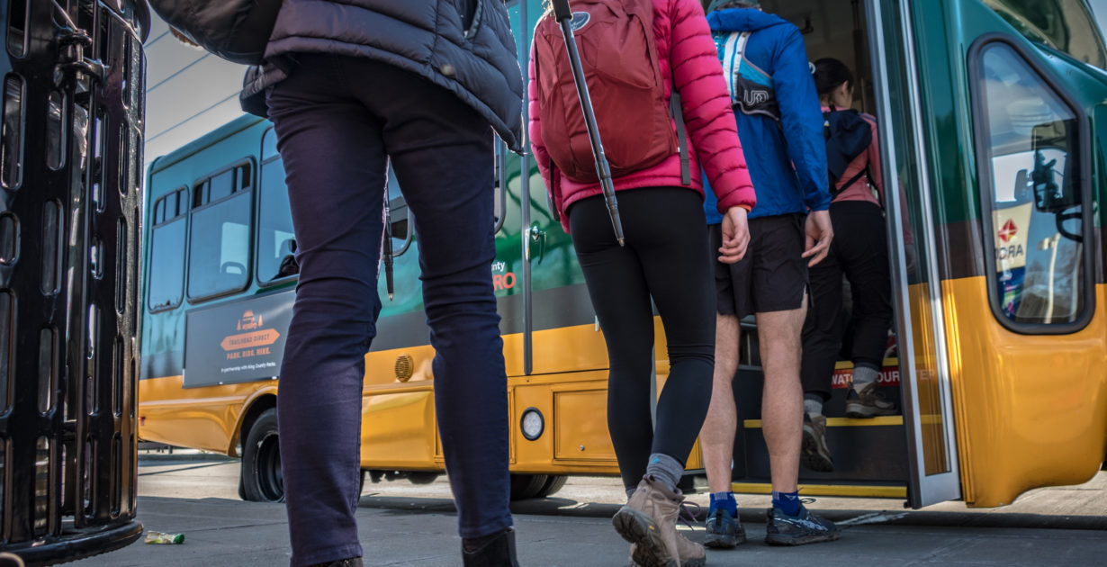 Trailhead Direct Enjoys Steady Ridership - Mountains To Sound Greenway ...