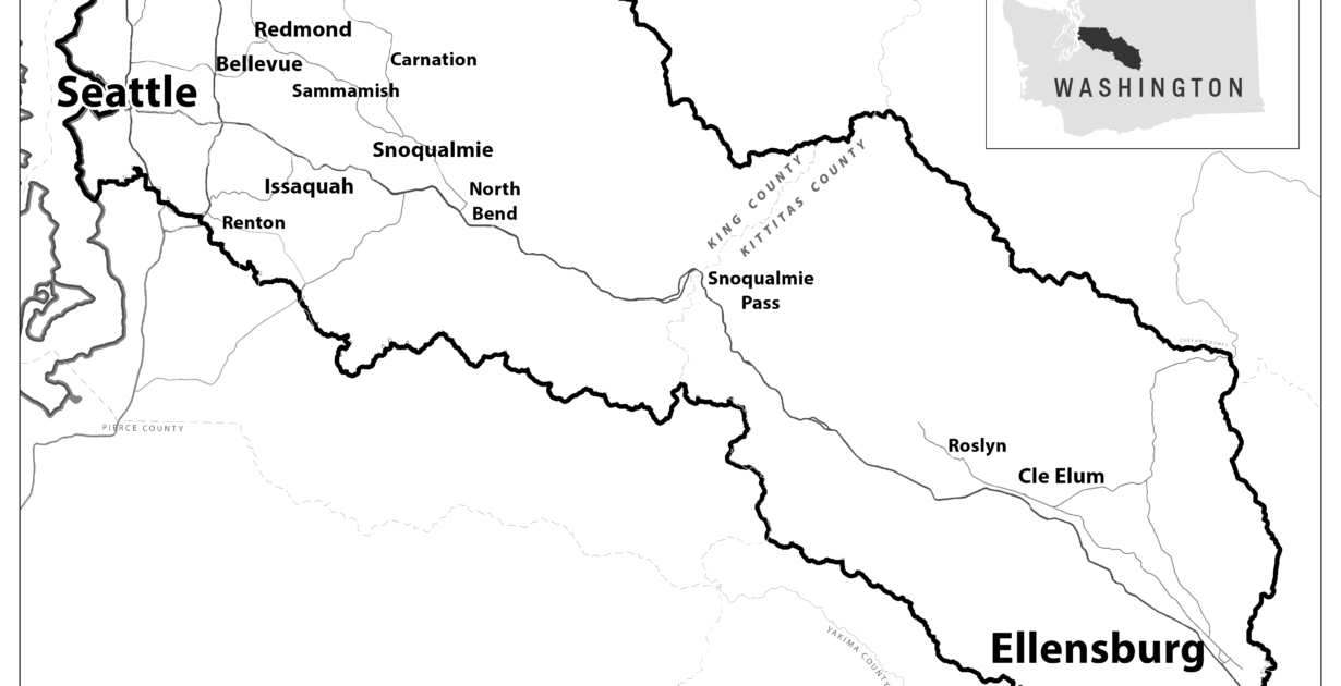 Greenway Map_Black and White - Mountains To Sound Greenway Trust